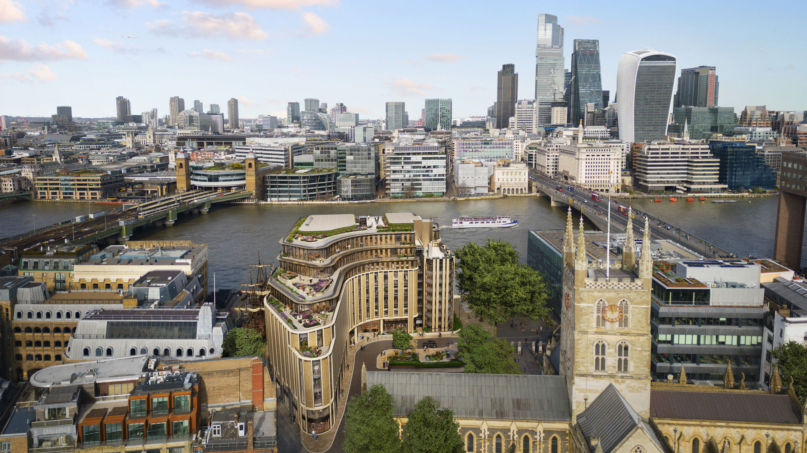 Minerva House: the first private development to utilise a barge to ...