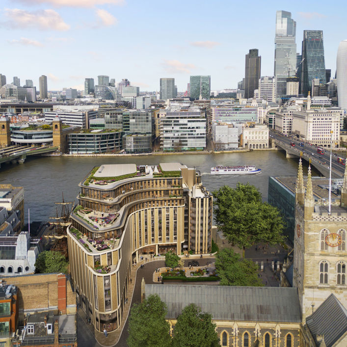 Construction of One Nine Elms development reaches first phase ...