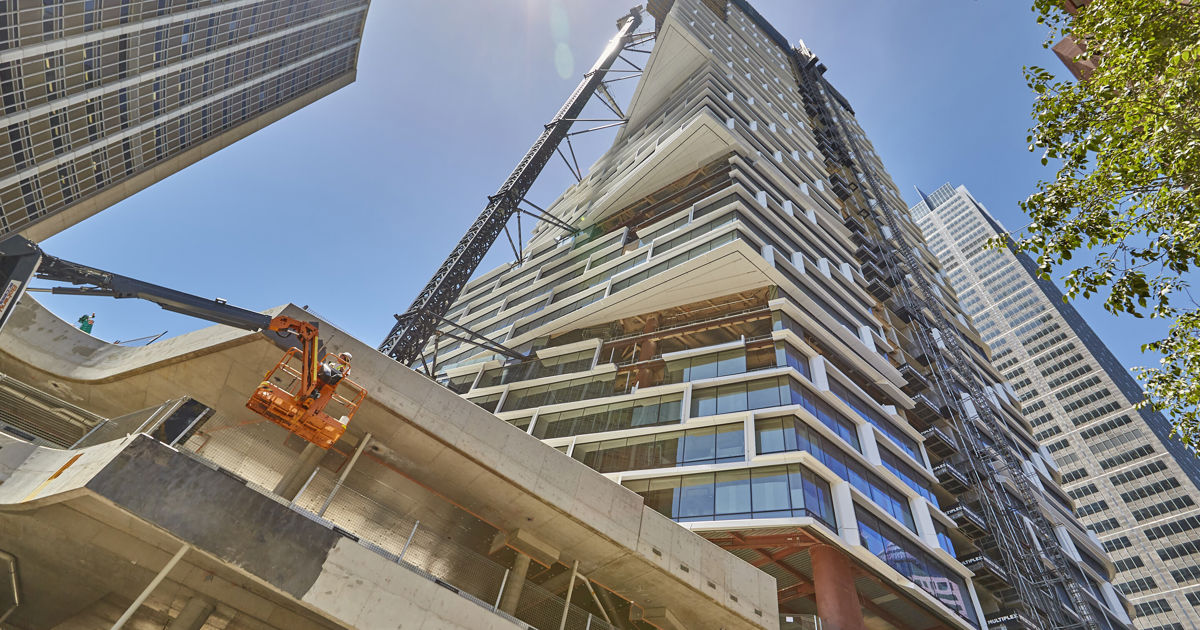 Watch our interview with Quay Quarter Tower's crane driver | News | Multiplex