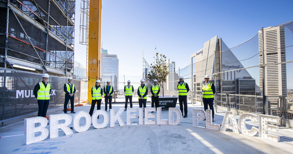 Brookfield's $2b Wynyard project tops out | News | Multiplex